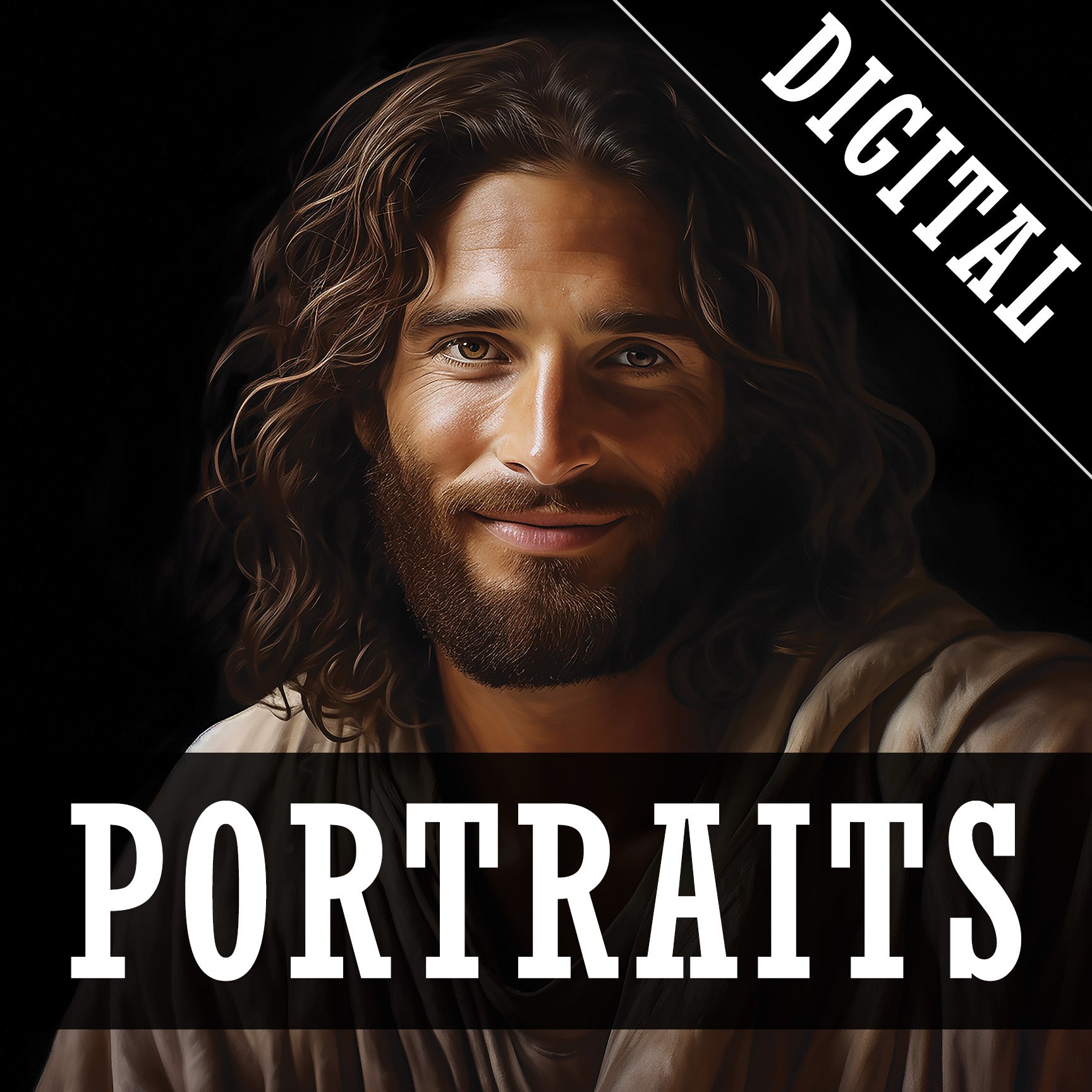 Jesus Portraits - Digital Downloads – The Painted Gospel
